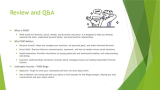 Key Stage 3 Year 7 PSHE Introduction and Overview | PPTX