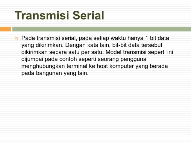 Perbedaan transmisi data_serial_dan_paralel | PPT