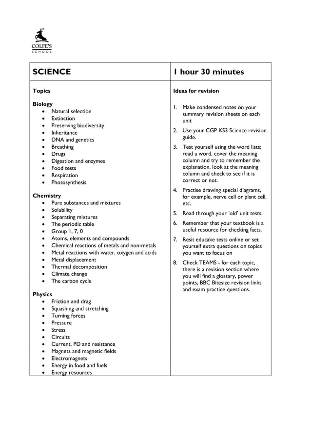 Y8 End of Year exam revision guide 2023.pdf