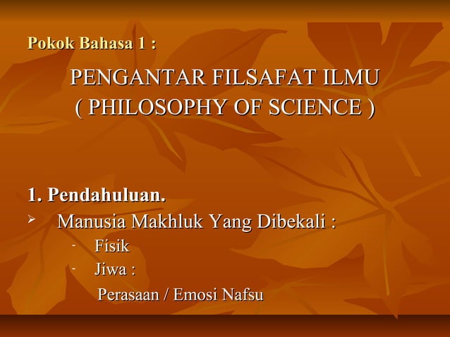filsafat ilmu logika | PPT
