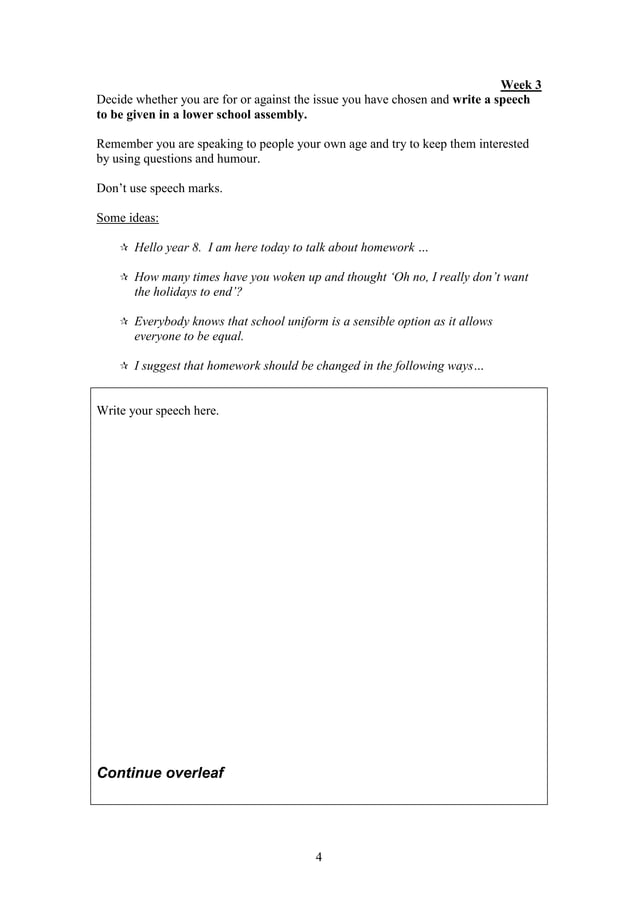 Y8 Term 1 Composition and Comprehension | PDF | Parenting Teens | Parenting