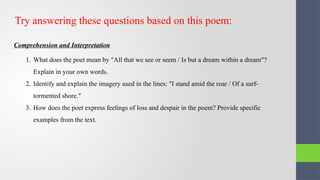unseen poetry analysis and comparison of poems | PPTX