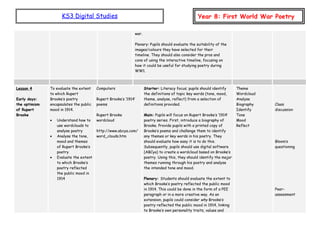 Y8 ww1 poetry sow v2 | DOC