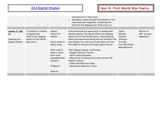 Y8 ww1 poetry sow v2 | DOC