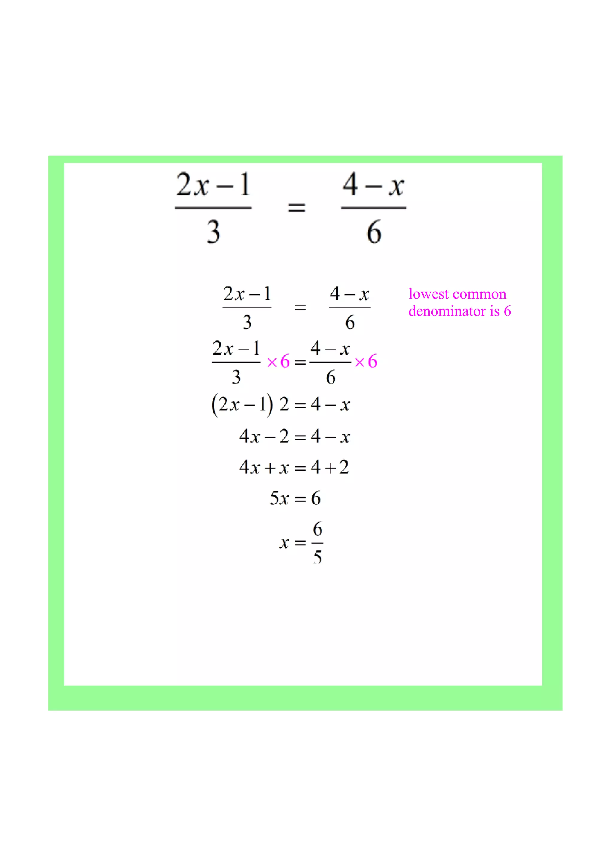 Y9 algebra 1 Linear Equations | PDF