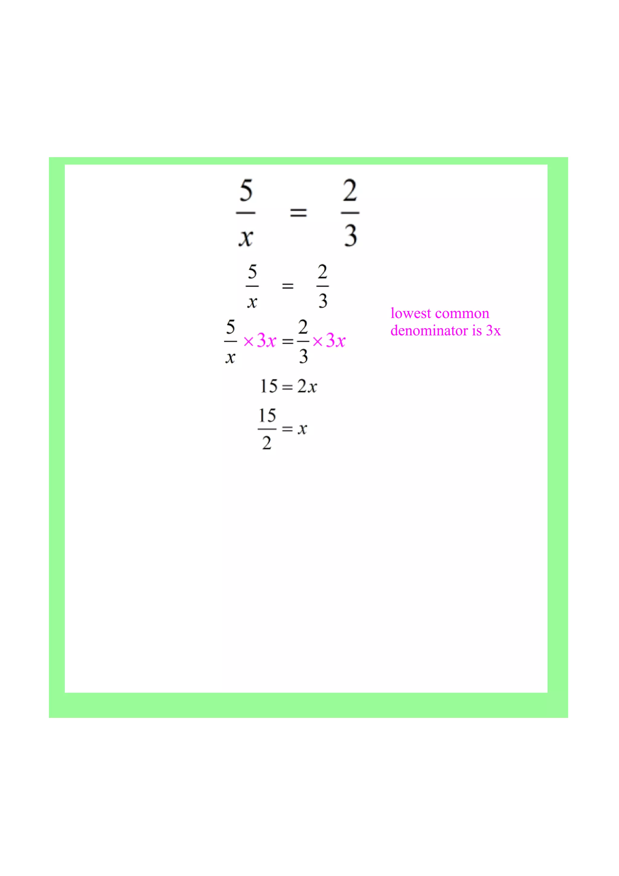 Y9 algebra 1 Linear Equations | PDF