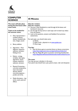 Y9 End of Year exam revison guide 2023.pdf