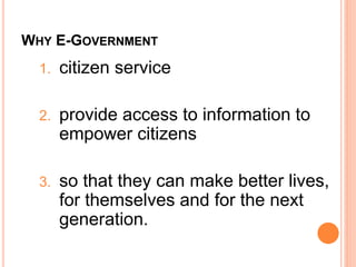 4 e-government | PPTX