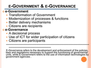 4 e-government | PPTX