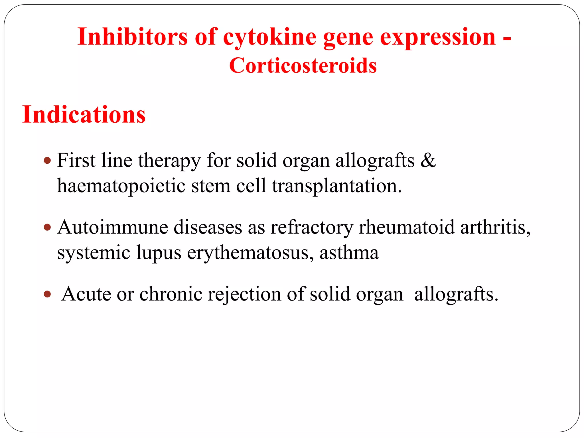 Complications of immunosuppression | PPTX