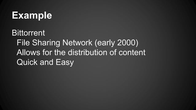 Decentralized technologies | PPTX