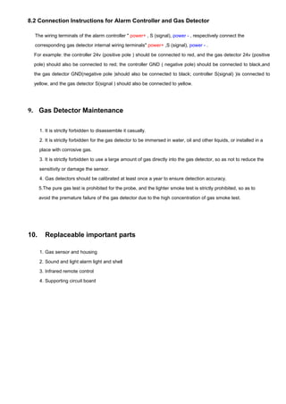 YA-D300 explosion proof gas detector manual.pdf