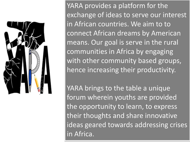 YARA presentation | PPTX