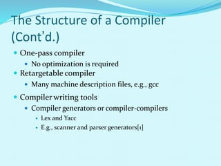 Yacc (yet another compiler compiler) | PPTX