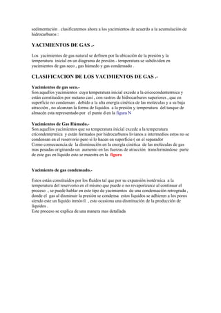 Yacimientos de gas | PDF