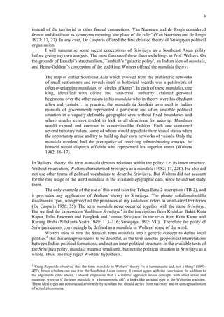 Constructing the polity of sriwijaya in the 7th – 8th centuries | PDF