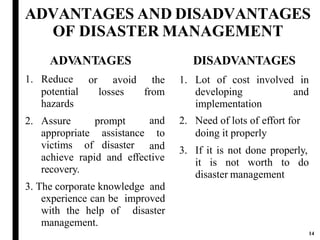 Disaster Management Technical Seminar | PPTX