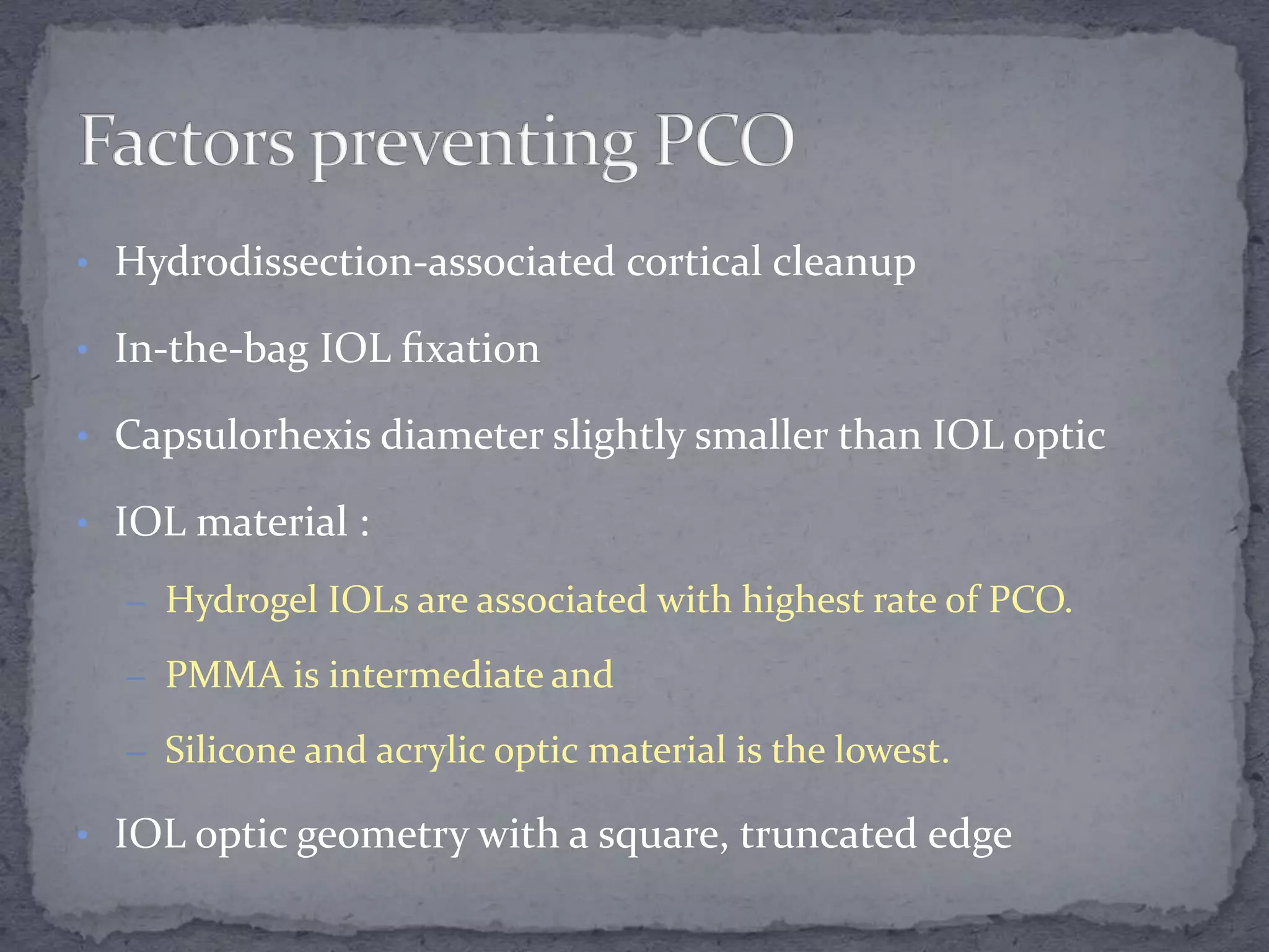 Yag capsulotomy | PPTX