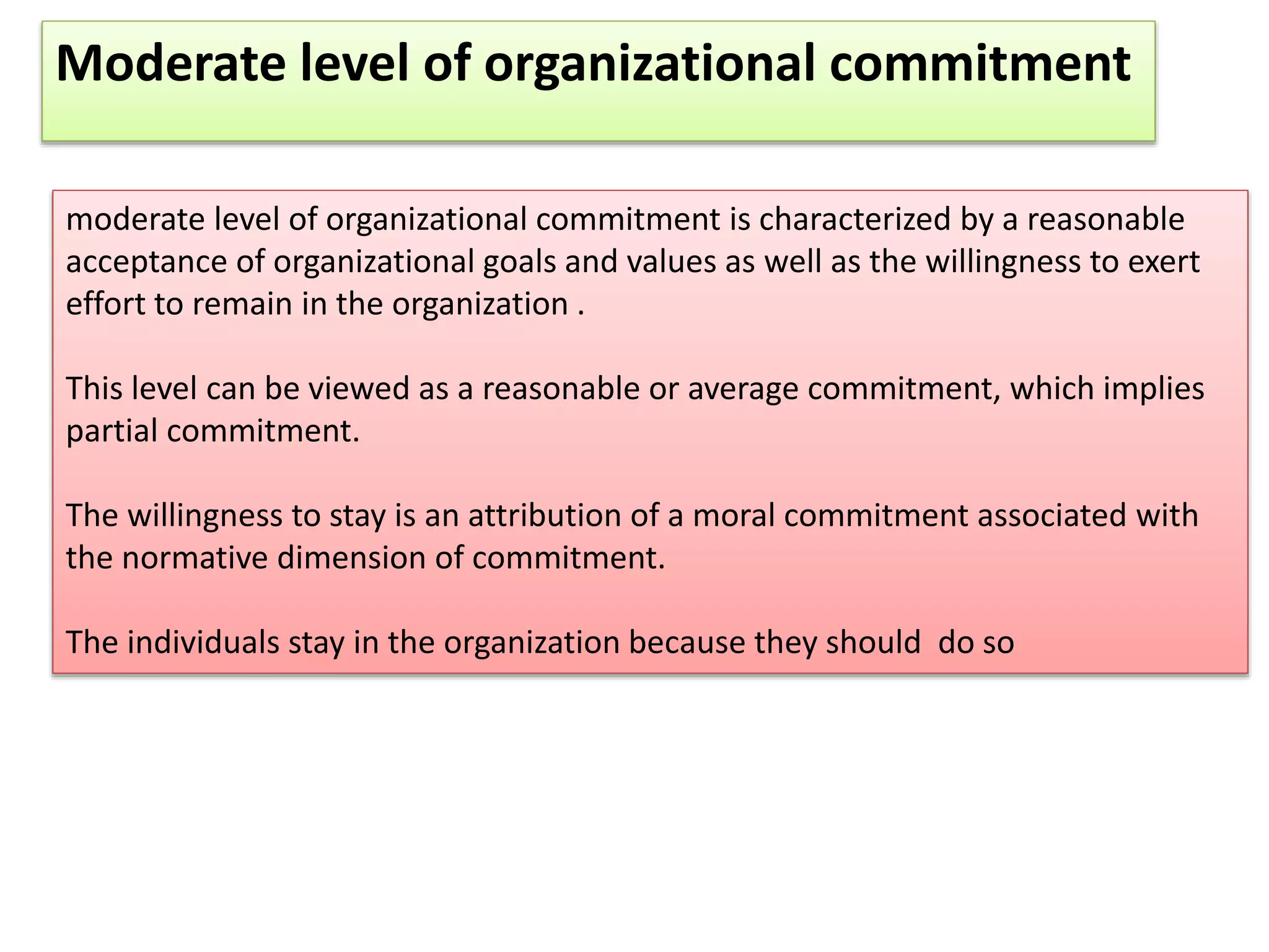 organizational commitment | PPTX
