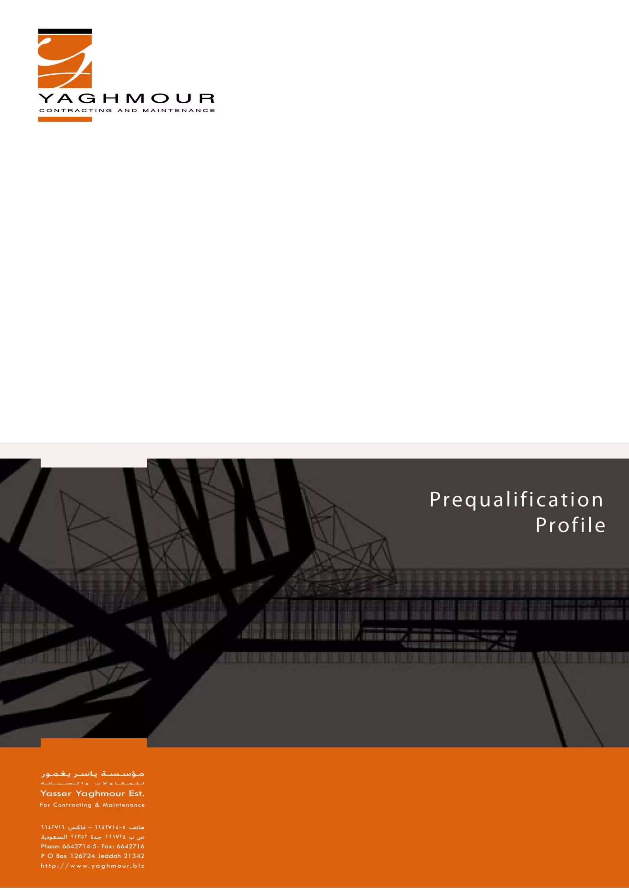 Yaghmour pre qualification profile | PDF