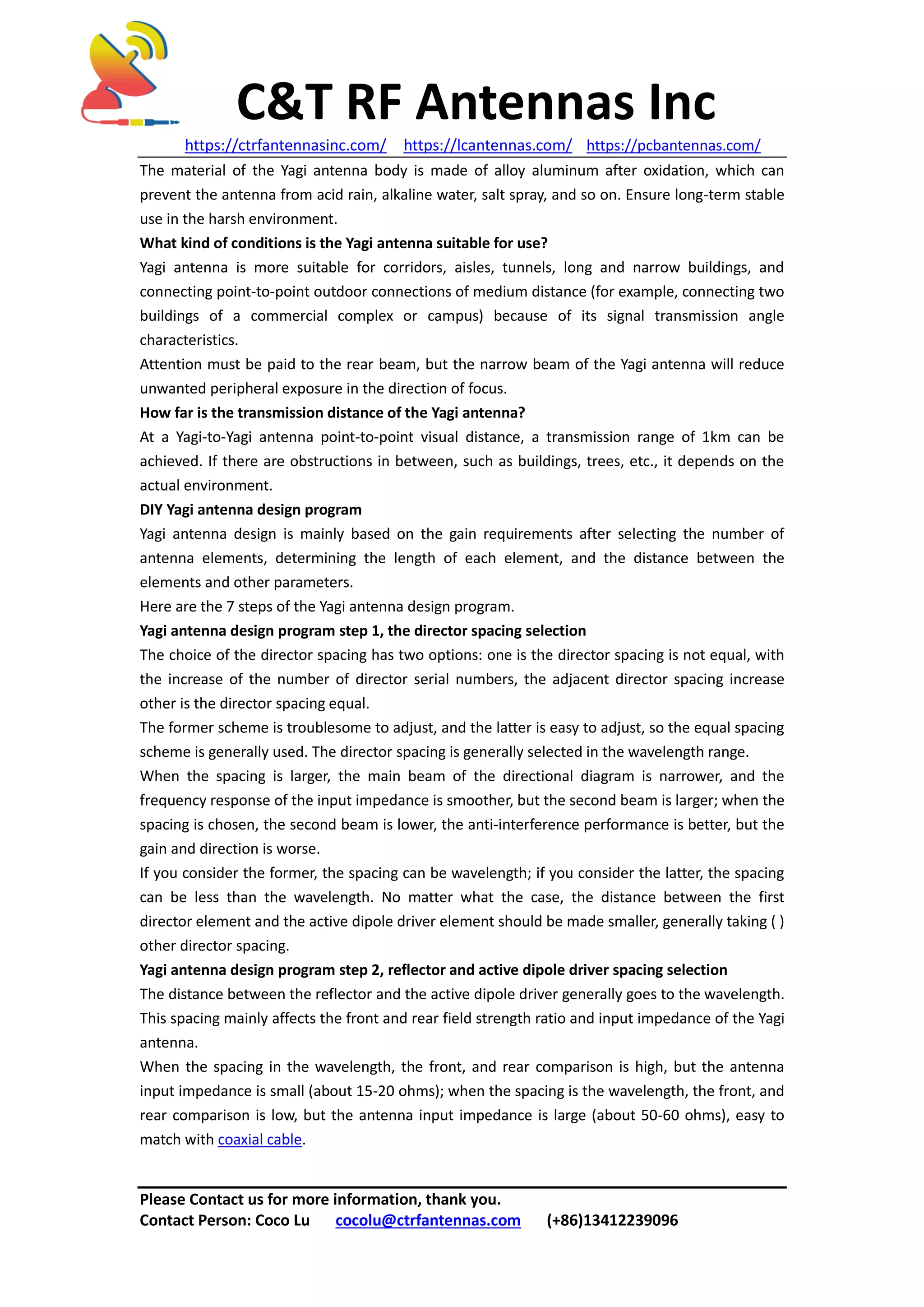 Yagi Antenna Design and 433MHz Antenna Design Example.pdf