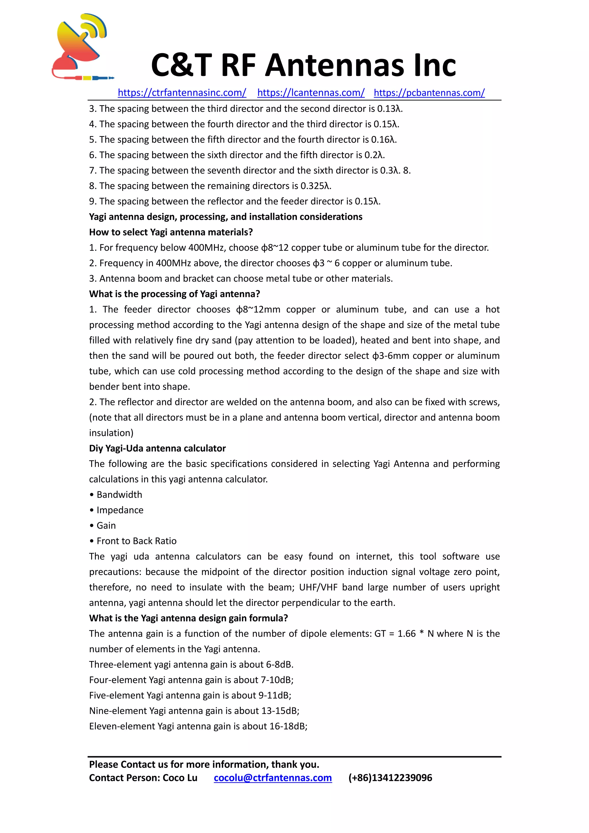 Yagi Antenna Design and 433MHz Antenna Design Example.pdf