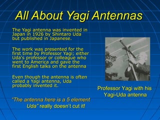 Yagi Antennas Presentation | PPT