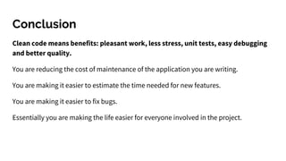 YAGNI Principle and Clean Code | PPT