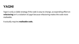YAGNI Principle and Clean Code | PPT