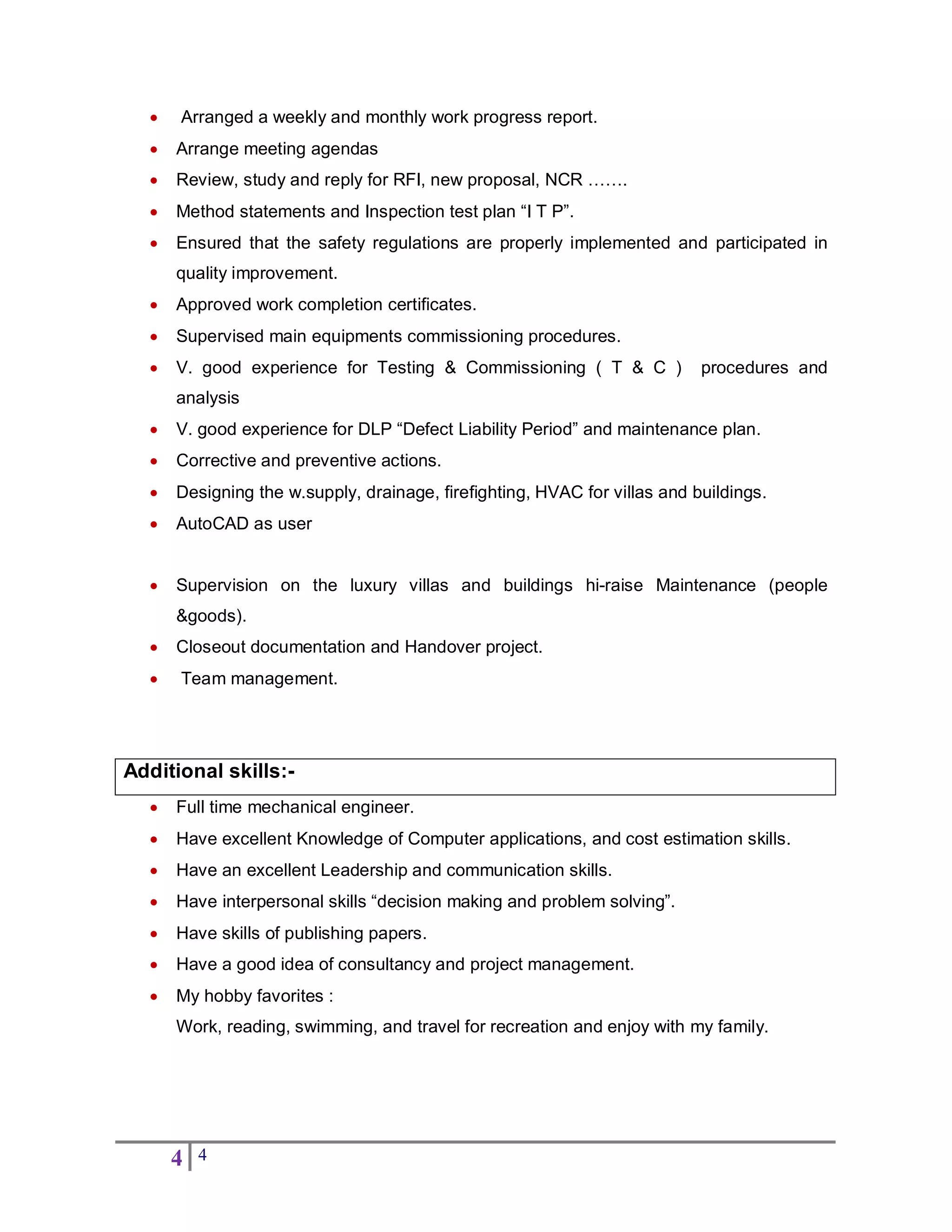 Yahia albehairy cv addendum - pdf | PDF