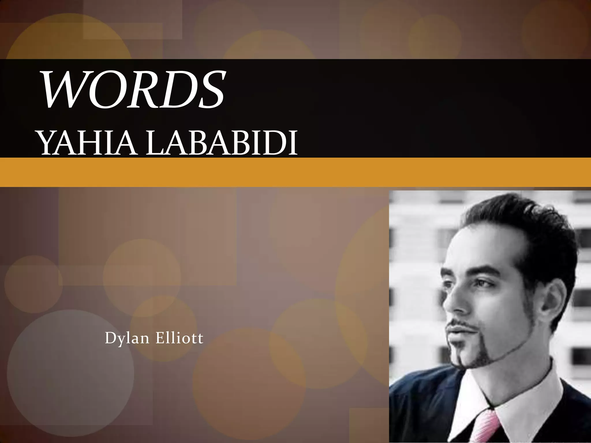 Yahia lababidi 2 | PPT