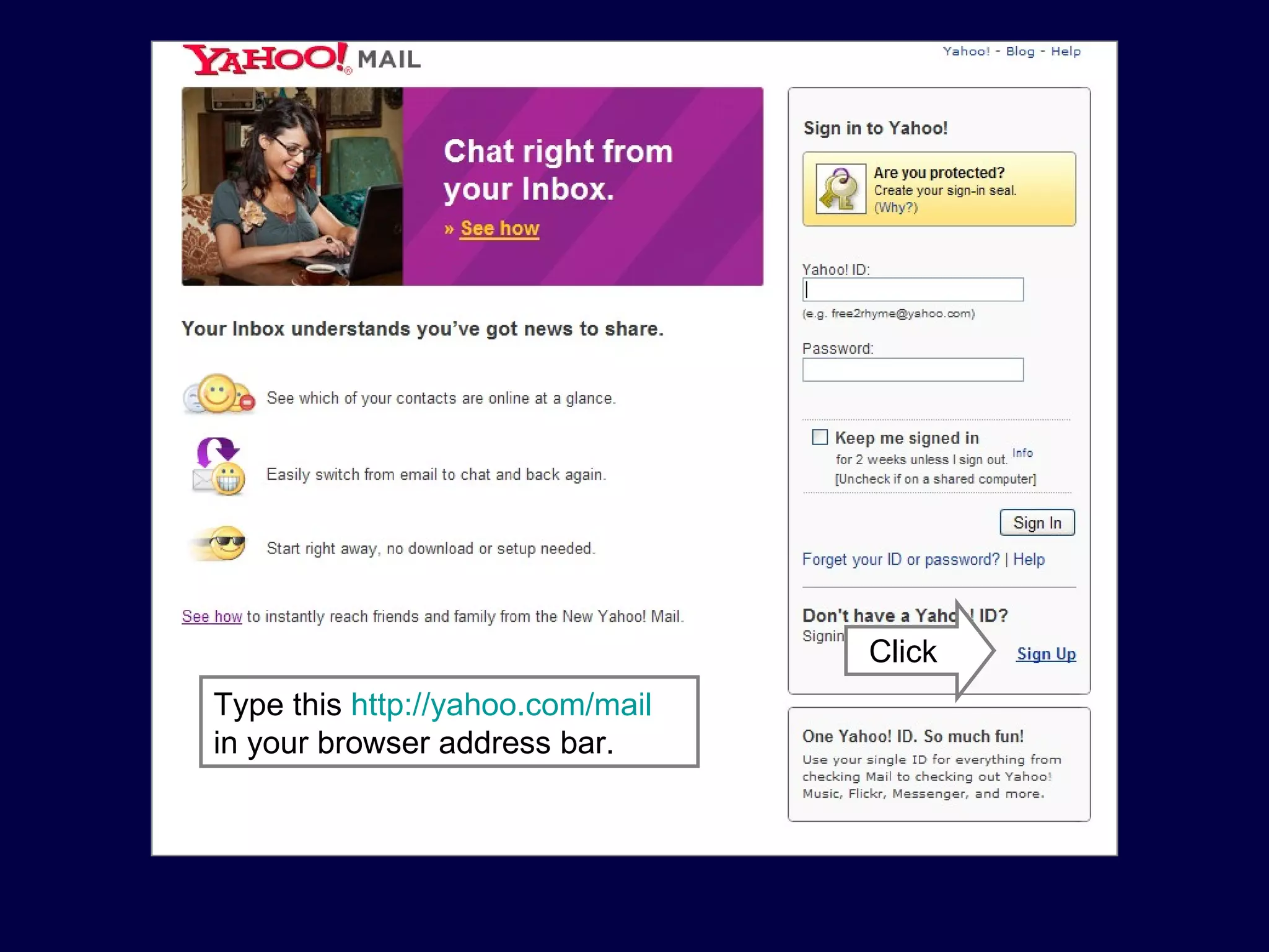 Introduction to Yahoo Email | PPT