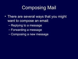 Introduction to Yahoo Email | PPT