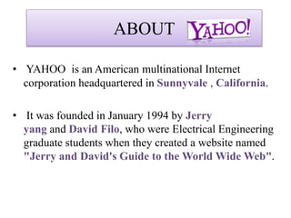 Business Analysis to Yahoo | PPTX