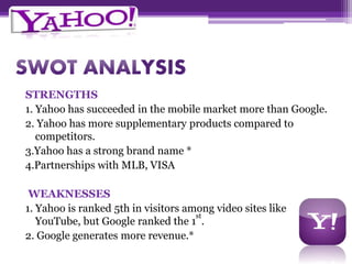Yahoo analysis- | PPT | Free Download