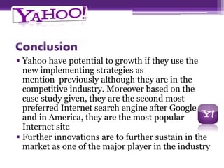 Yahoo analysis- | PPT | Free Download