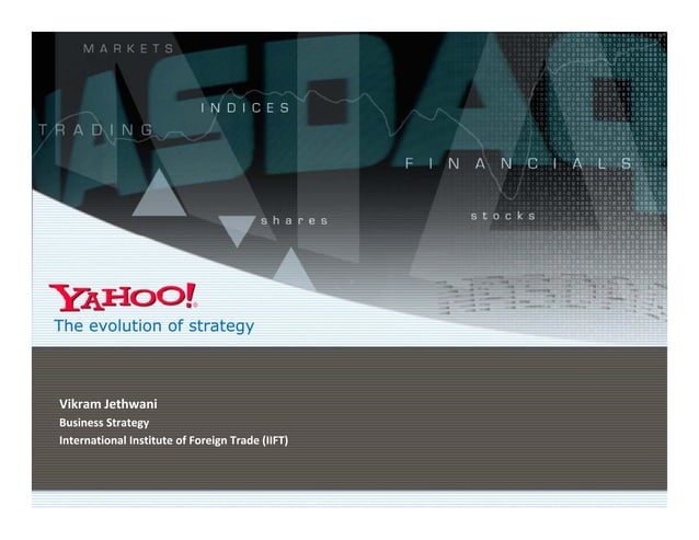 Yahoo Strategy Analysis | PDF | Business | Business and Finance