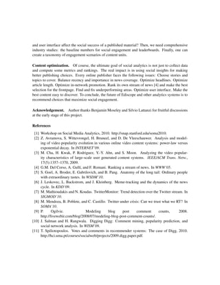 Yahoo! Engagement Study | PDF