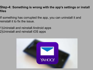 How to fix Yahoo mail not sending emails ? | PPTX