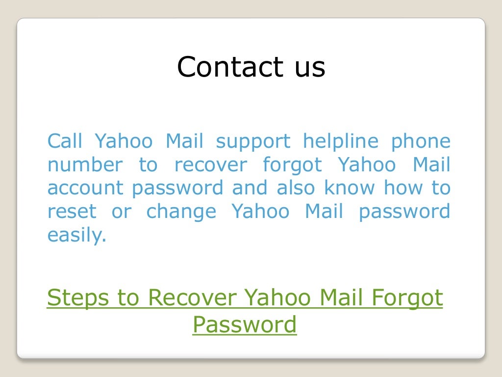 Yahoo Mail Forgot Password yahoo-mail-forgot-password