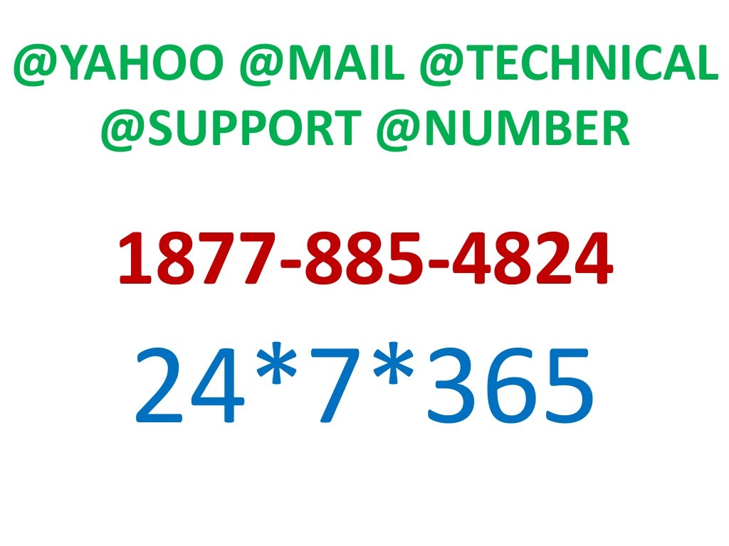 Yahoo mail customer service number 1877-885-4824