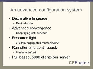 cfengine3 at #lspe | PPT