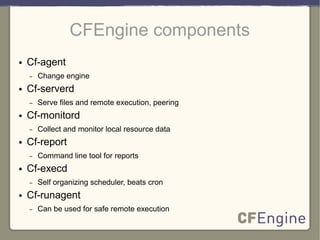 cfengine3 at #lspe | PPT