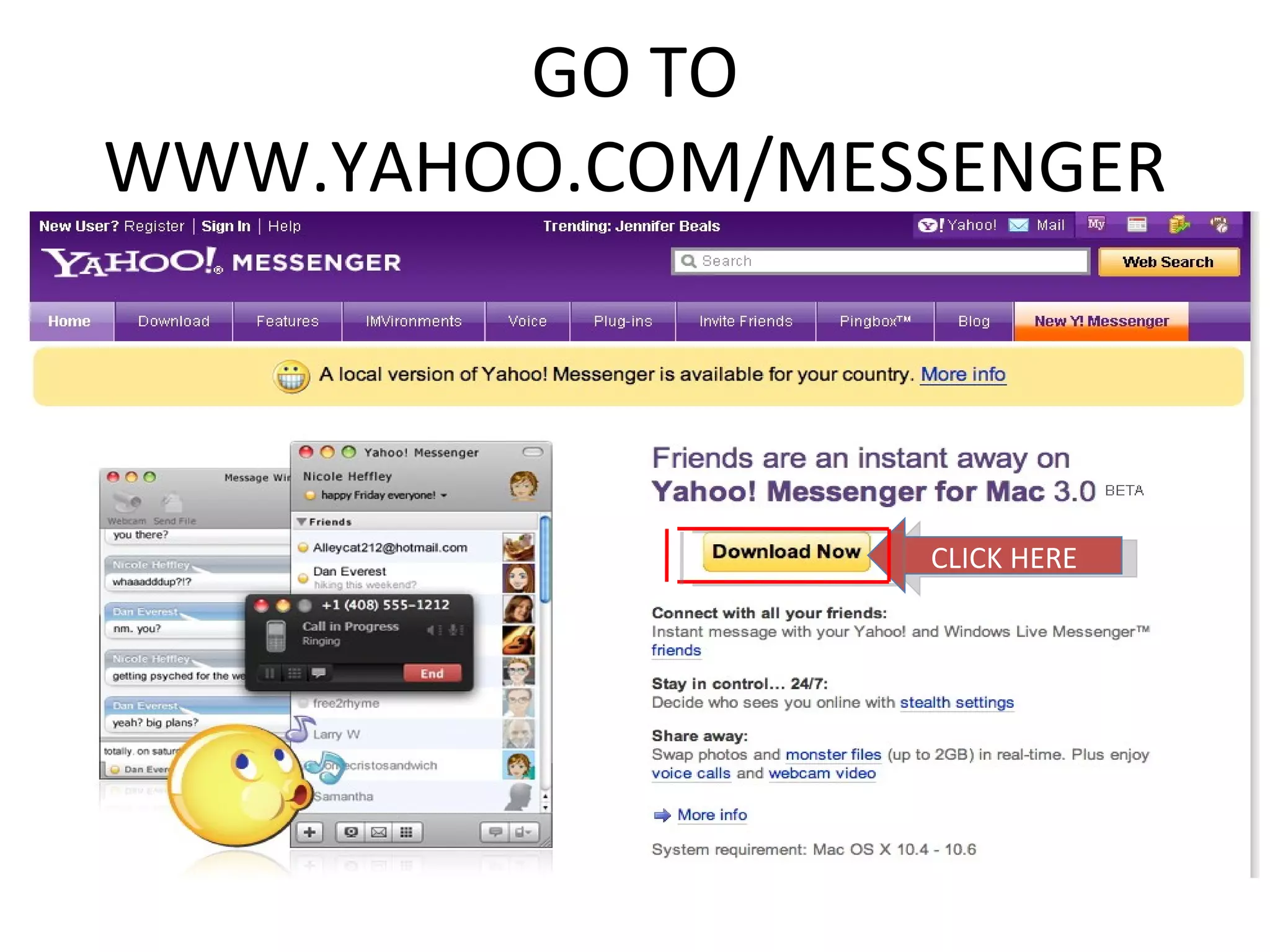 Yahoo messenger | PPT