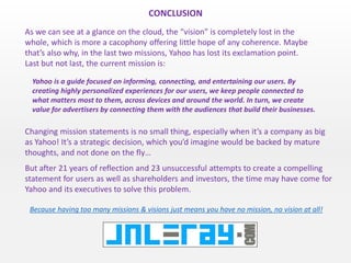 Yahoo's mission | PDF