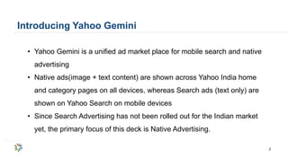 Yahoo native deck | PPT