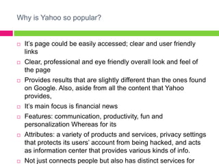 Yahoo Case Study | PPTX