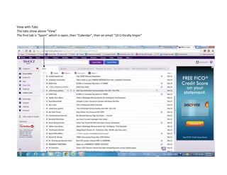 Yahoo tabs | DOCX
