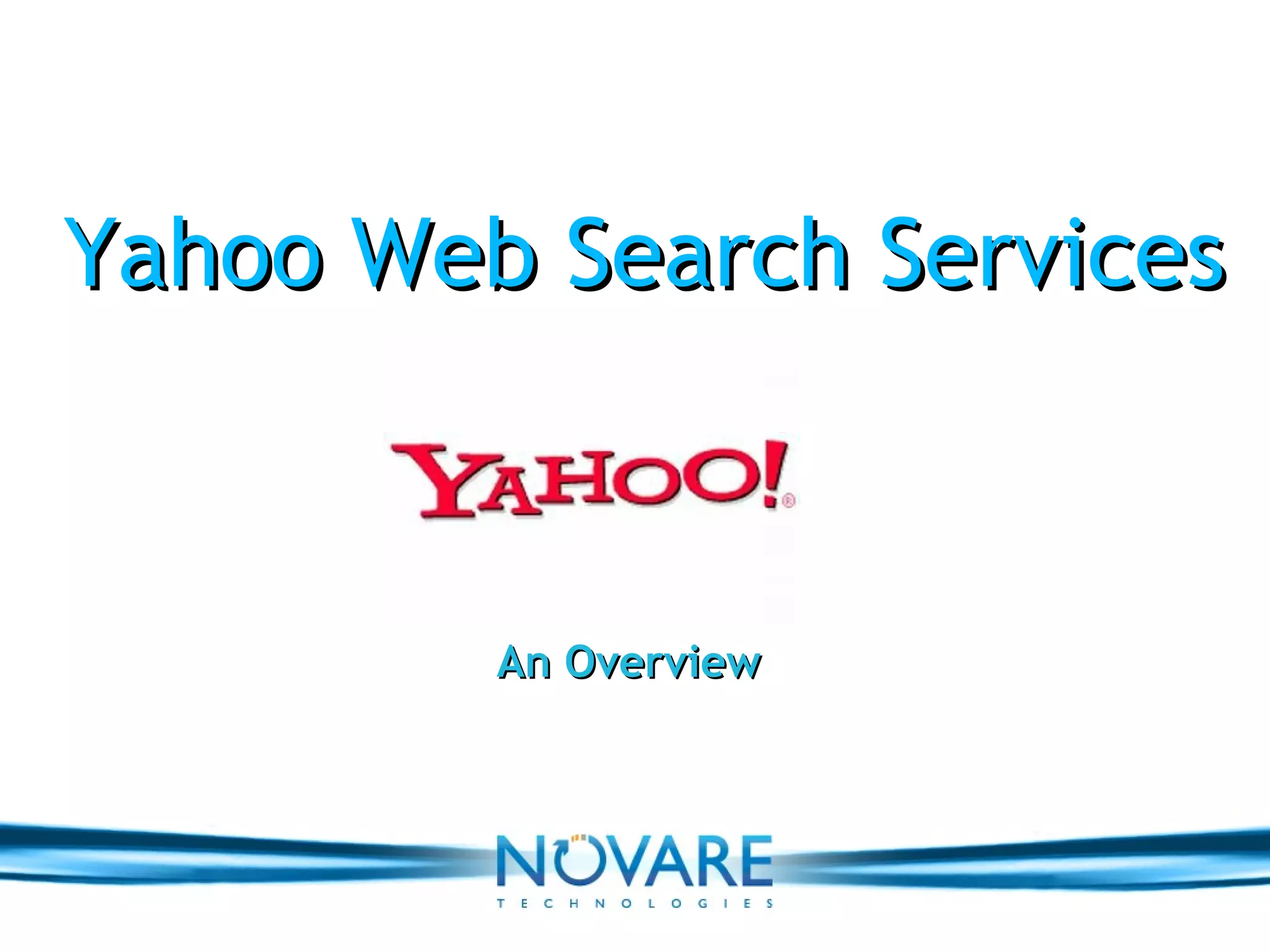 Yahoo Web Search Api | PPT