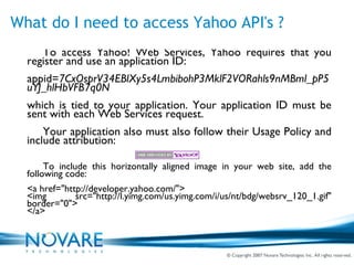 Yahoo Web Search Api | PPT